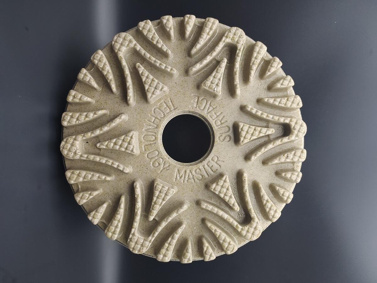 PIATTO RESIDIAM D.250mm 6 E 4 SETTORI "RAPID" - MANETTONE - Levigatura