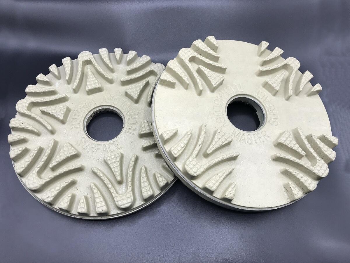 PIATTO RESIDIAM D.250mm 6 E 4 SETTORI "RAPID" - MANETTONE - Lucidatura